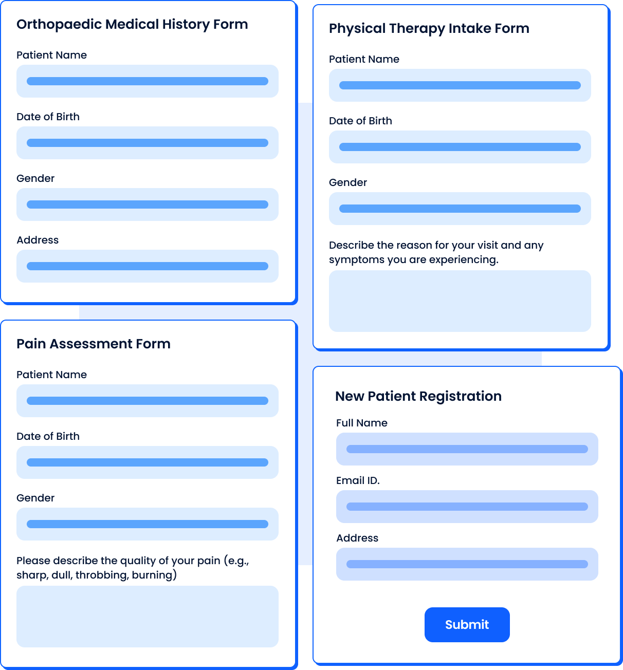 HIPAA Compliant Form for Orthopedic Practice | Digital Forms