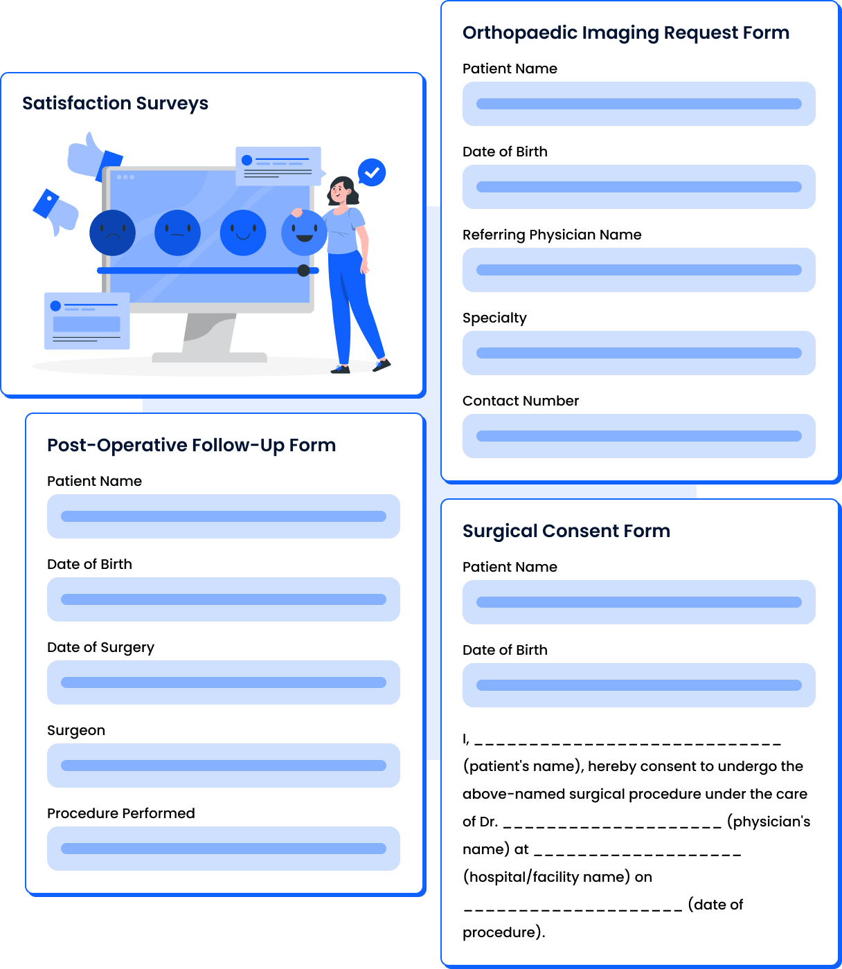 HIPAA Compliant Form for Orthopedic Practice | Digital Forms